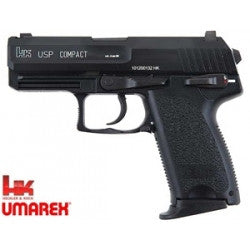 KWA/Umarex H&K USP Compact Metal Slide Gas Blow Back Airsoft Pistol ...