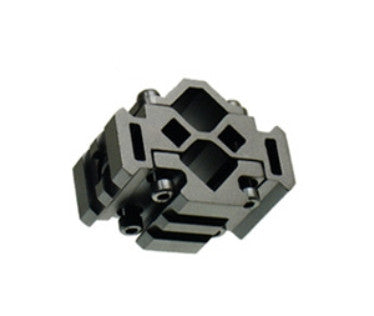 UTG Universal Deluxe Tri-rail Barrel mount - 2 slot rails – Airsoft Tulsa