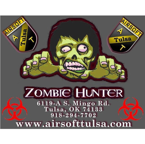Zombie hunter Sticker – Airsoft Tulsa
